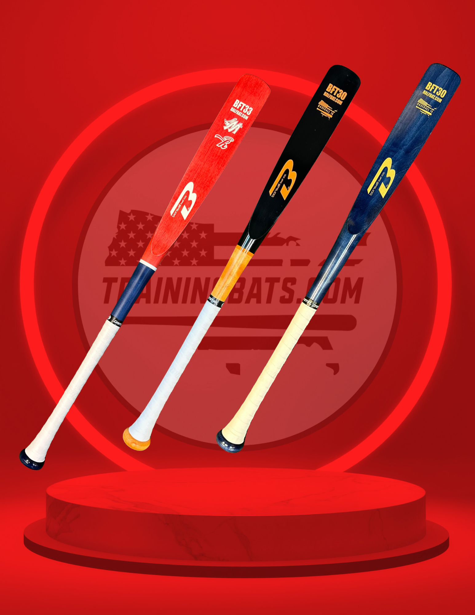 CUSTOM Half Bat – TrainingBats.com