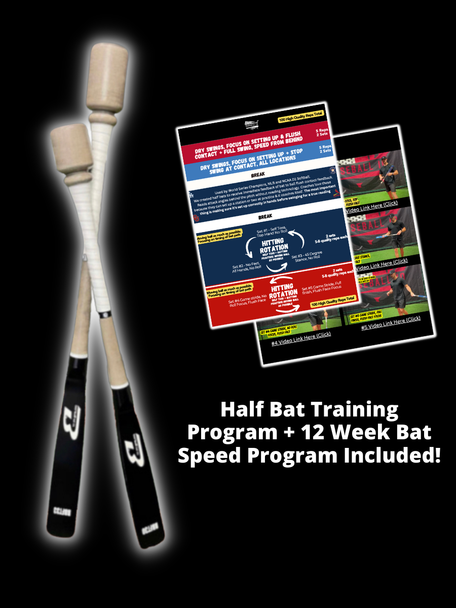 Weighted Half Bat – TrainingBats.com